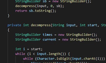 String encoding challenge solution